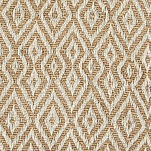 DII Rustic Farmhouse Double Diamond Woven Throw, 50x60, Stone