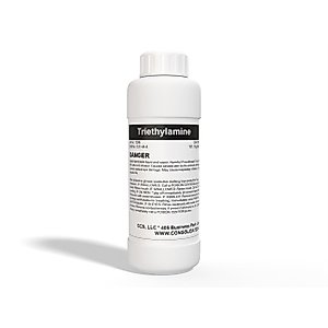 Triethylamine High Purity Solvent - New Tamper-Evident Sealed Bottles 500ml (16 fl oz)