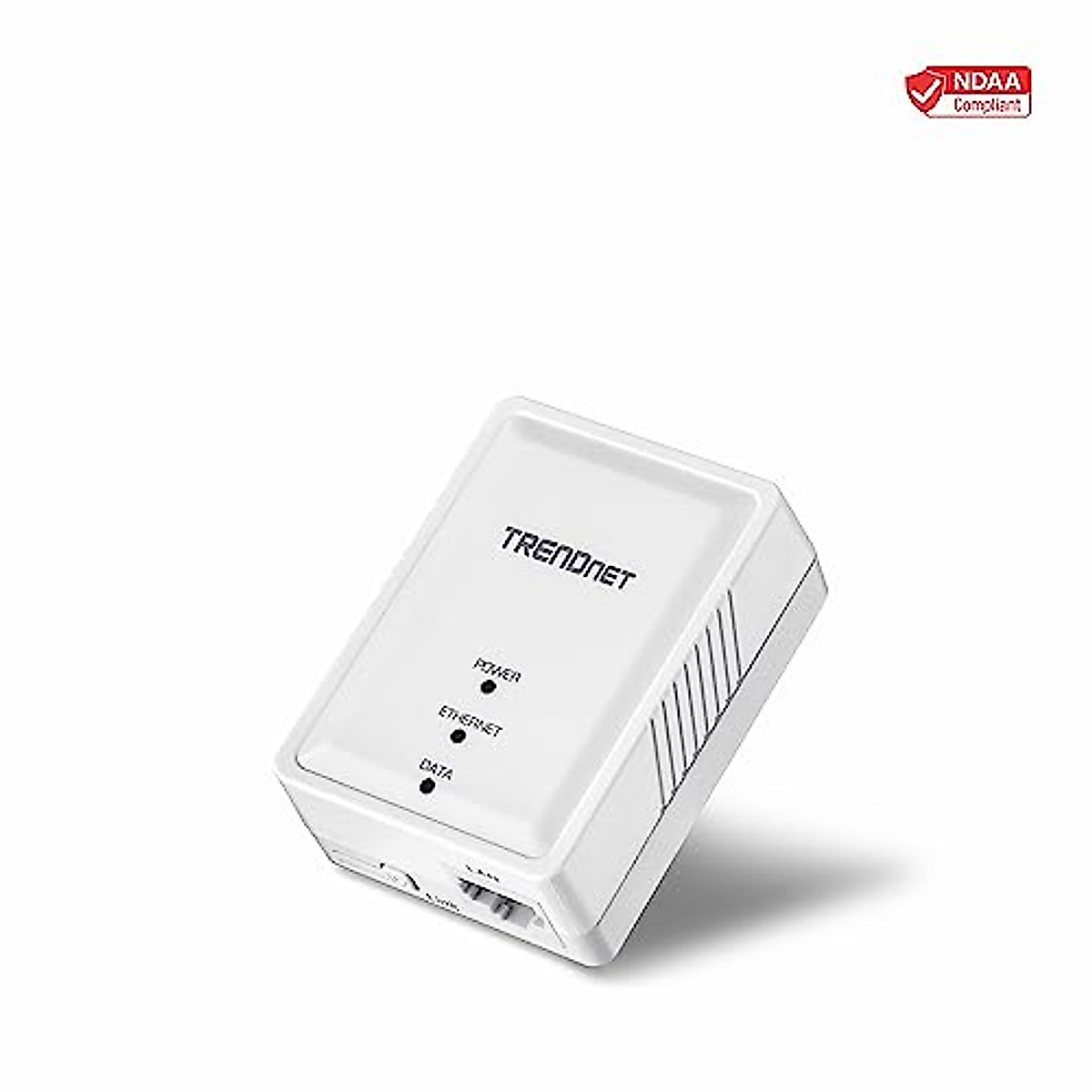 TRENDnet Powerline 500 AV Nano Adapter, TPL-406E, Includes 1 x TPL-406E Adapter, Cross Compatible with Powerline 600/500/200,Windows 10, 8.1, 8, 7, Vista, XP, Ethernet Port, Plug & Play Install White