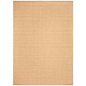 Martha Stewart Collection by SAFAVIEH 1'9" x 2'10" Natural MSR9501A Farmhouse Sisal & Jute Accent Rug