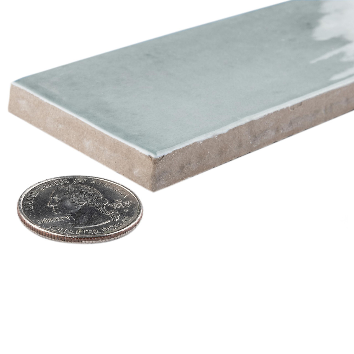 Merola Tile Coco Glossy Blue Grass 2" x 5-7/8" Porcelain Wall Tile