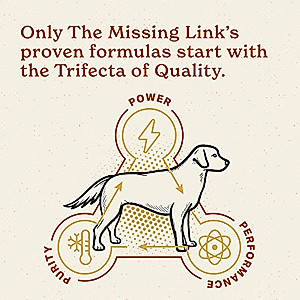 The Missing Link Digestion Superfood Supplement Powder for Dogs & Cats - Fiber, 7-Probiotic Blend + Chicory Root Prebiotic, Ginger, Chamomile - Supports Daily Digestive & Bowel Health - 1lb