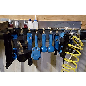 Best Metal Products TRAILER SHOP GARAGE STORAGE ORGANIZER PNEUMATIC AIR TOOL RACK HOLDER 1100102