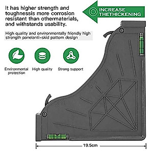 I'SMARTMOON Universal Mobile Base Fridge Stand with 4 Strong Feet Multi-Functional Adjustable Base for Adjustable Dryer, Washing Machine and Refrigerator (4 Strong Feet)…