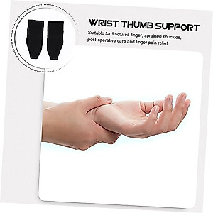 Healvian Wrist Support Brace 1 Pair Sports Wrist Support Gloves Thumb Brace Adjustable Stand Bowling Wrist Support r Wrist Hand Brace Thumb Protective Sleeve Finger Sleeve Belt Fitness