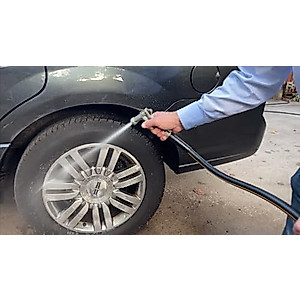 Atlantic Female to Female Heavy Duty Garden Hose 5/8 Inch x 5 Foot Green Water Hose Short Connection Leader Hose (5FT Female-Female)