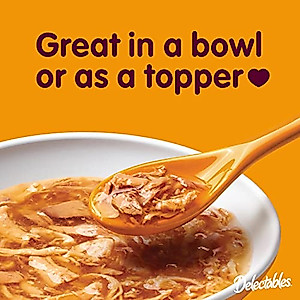 Hartz Delectables Stew Lickable Wet Cat Treats for Adult & Senior Cats, Variety Pack, 30 Count