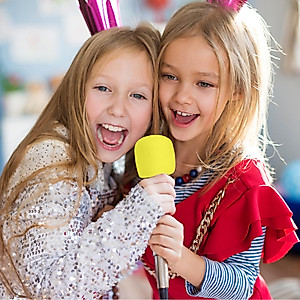 ChromLives Colorful Microphone Cover Microphone Windscreen Foam Cover Top Grade 8 Pack