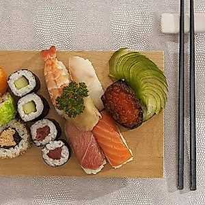 5 Pairs of Fiberglass Chopsticks, 9.5 Inch Reusable Chopsticks, Dishwasher Safe Non-slip Korean Chopsticks for Food…