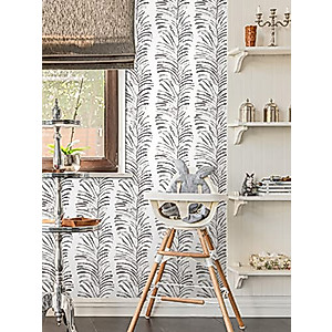 Modern Peel and Stick Wallpaper Boho Contact Paper for Cabinets Brown Wallpaper for Bedroom Self Adhesive Wallpaper Removable Stripe Wall Paper for Nursery Herringbone Shelf Drawer Liner17.3” x 78.7”