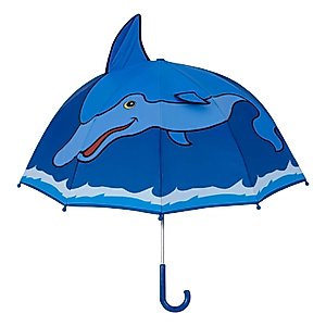Kidorable Boys' Dolphin Umbrella, Blue, One Size