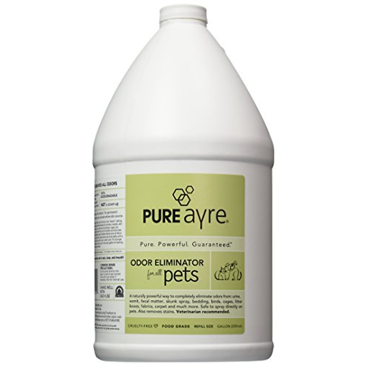 PureAyre – All-Natural Plant-Based Pet Odor Eliminator – Pure, Powerful, and Completely Safe – 1 Gallon