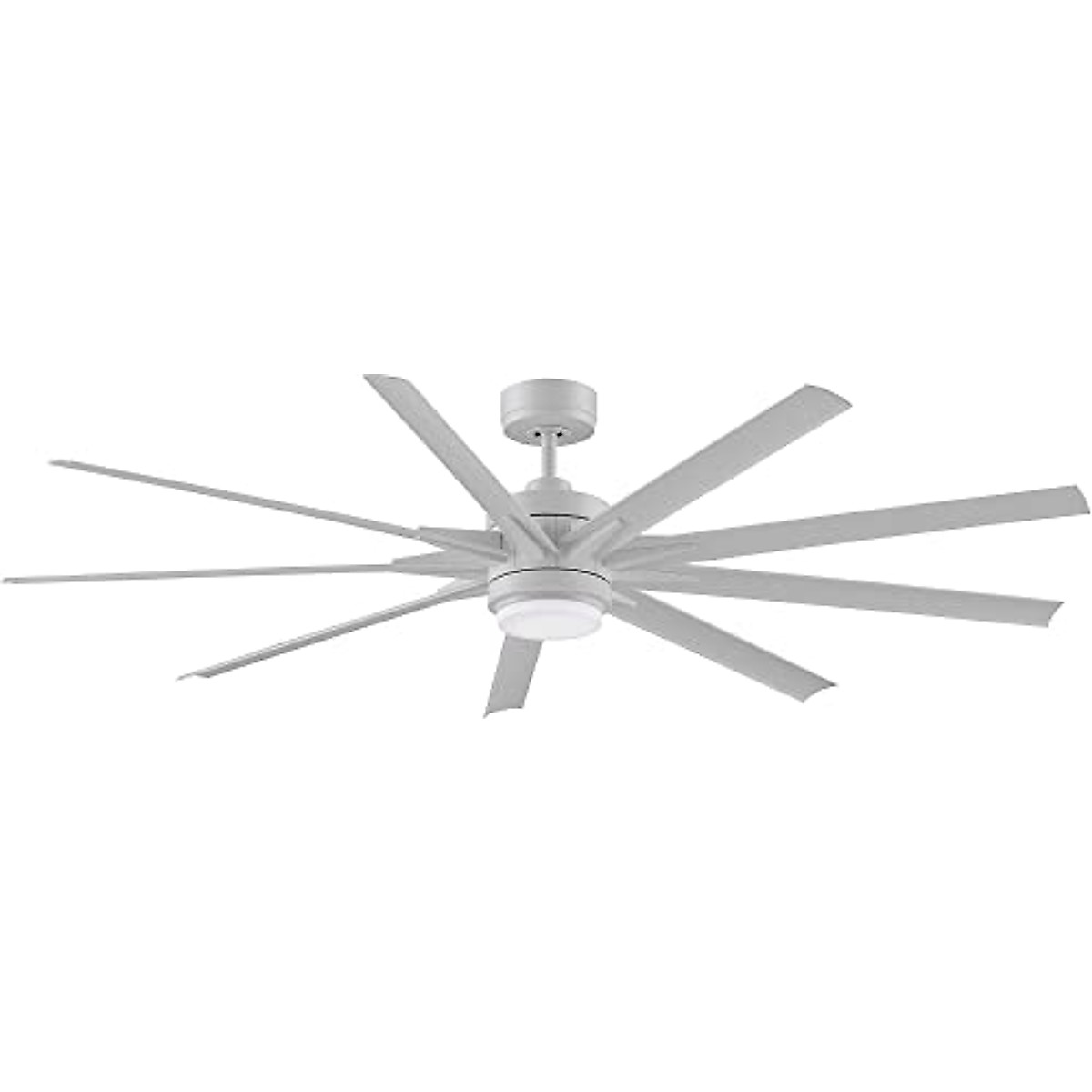 Fanimation MAD8152MWW Odyn Custom Ceiling Fan Motor with Light Kit, 56, 64 or 72 inch blade sweeps available, Matte White