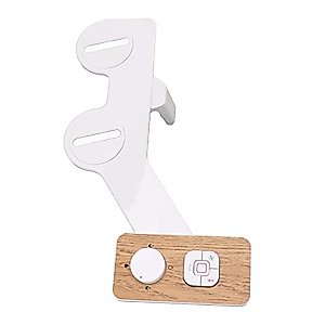 Hilitand Bidet Attachment, Toilet Bidet Attachment with 7/8 Copper Tee, Wood Grain Button Dual Nozzle Bidet Attachment, Ultra Slim Bidet, Bidet Attachments
