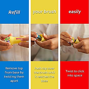 Colgate Magik Smart Toothbrush for Kids, Kids Toothbrush Timer with Fun Brushing Games Yellow 1 Count