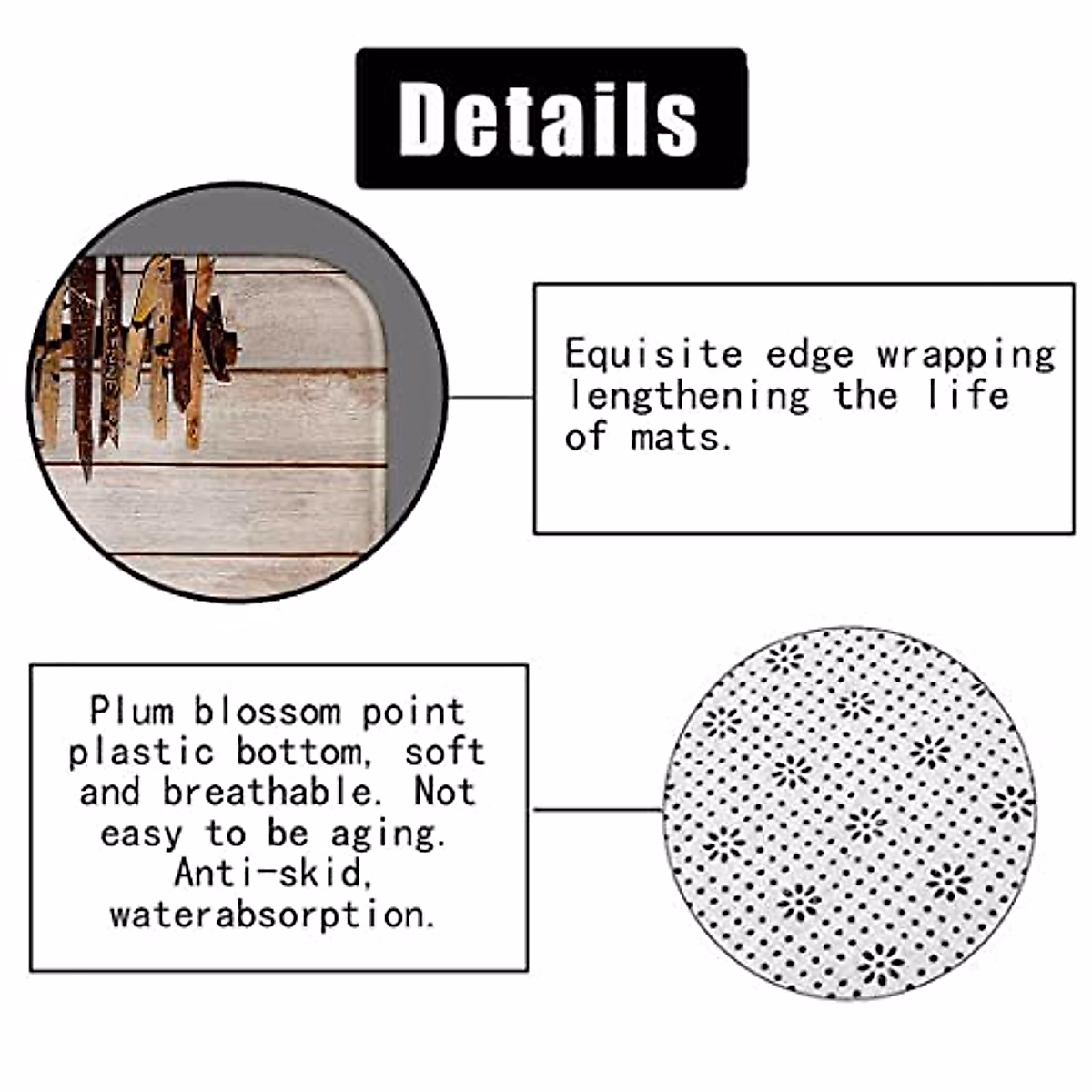 Camille&Andrew 4PCS Horse Shower Curtain Set, Cow Cattle Sheep Hen Farm Animal Brown Barn Western Country Rustic Farmhouse Bathroom Decor Waterproof Fabric Shower Curtain, Non-slip Bath Mat Toilet Rug