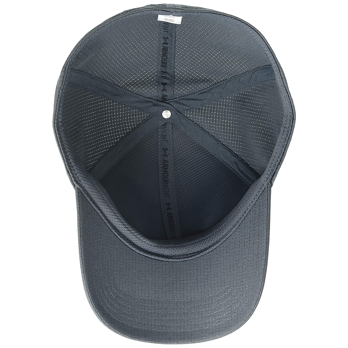 Under Armour Men's Iso-Chill Armourvent Fitted Baseball Cap , Pitch Gray (012)/Black , Large/X-Large