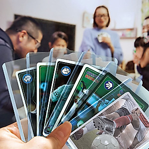 HOMTHY Toploaders Cards Sleeves Bundle for Trading Cards, 100 Toploaders and 200 Soft Penny Card Sleeves Fit for Standard Cards, Sports Cards, MTG