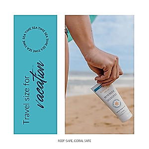 Reef Safe Sunscreen SPF 50 Mineral Lotion and Face Stick, Hawaii & Mexico Approved, Biodegradable, Zinc, Vitamin E, Oxybenzone & Octinoxate Free, Water Resistant, Natural Ingredients, Made in USA by Coral Safe