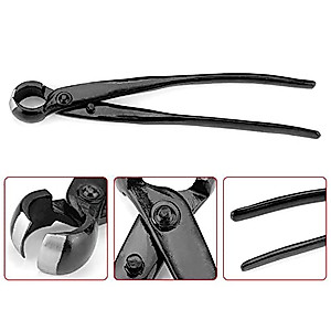 210mm Professional Round Edge Concave Knob Branch Cutter Garden Bonsai Tools Pruner Scissors Cutter