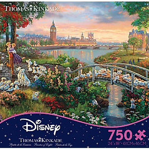 Ceaco - Thomas Kinkade - Disney Dreams Collection - 101 Dalmatians - 750 Piece Jigsaw Puzzle