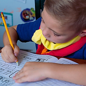 Special Supplies Chew Necklaces for Sensory Kids Boys and Girls, 6 Bands, Soft and Super Absorbent Terry Cloth, Shirt and Clothing Oral Stimulation Alternative, Reusable and Washable