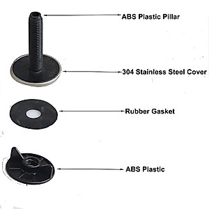 2 Pack Kitchen Sink Hole Cover Sink Faucet Hole Cover Kitchen Sink Tap Hole Plate Stopper Cover Blanking Metal Stainless Steel Plug