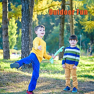 BooTaa 4 Pack Airplane/Flying Toys, 17.5" Large Throwing Foam Plane/Gliders, 2 Flight Mode, Birthday Gifts for Girls Kids 3 4 5 6 7 8 9 10 11 12 Year Old Boys,Outdoor Sport Game Toys