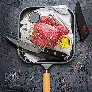 Dalstrong Fillet Knife - 6 inch - Shogun Series ELITE - Damascus - AUS-10V Japanese Super Steel - Boning Knife - Meat Cutting, Carving, Bone, Trimming, Deboning - Black G10 Handle - Sheath Included