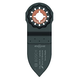 BOSCH OSL200CR 1-Piece 2 In. Starlock Oscillating Multi Tool Grout & Abrasive Carbide Grit Sanding Finger for Applications in Sanding Wood