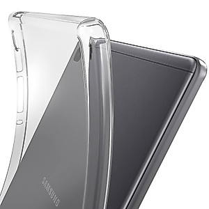 Puxicu Clear Case for Galaxy Tab A7 Lite 2021, Slim Design Flexible Soft TPU Protective Cover for Samsung Galaxy Tab 7 Lite 8.7 inch 2021 Tablet (SM-T220/T225), Transparent