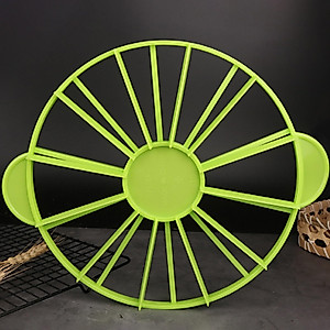 Cake Divider Cake Divider 10/12 Slices Manual Ergonomic Handle Double Sided Labor-saving Uniform Cut Food Grade Round Bread Cake Equal Portion Cake Piece Slicer