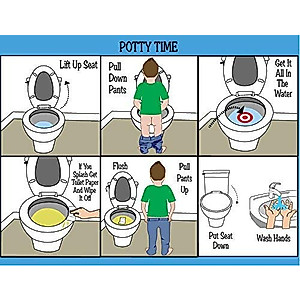 Potty Training! ABA/OT Approved Step-by-Step Visual Schedules for Children. Ideal for Autism or Special Needs. Helps with Independence and self Care. PEC Charts, Autism Tools, Development