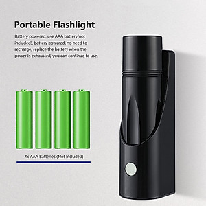 LED Rechargeable Plug in Flashlights,Emergency Lights,Flashlight LED WallMounted Battery Power Supply Low Energy Consumption Small Portable Emergency Light for Hotel Outdoor