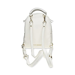 Steve Madden Women's Jake Mini Backpack, White, One Size