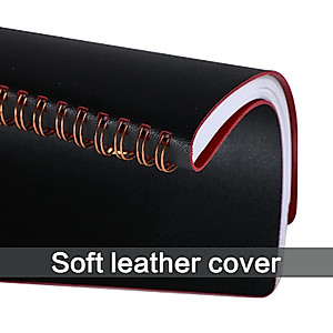 Q.Z.Art Monthly and Weekly Planner, July 2023 - June 2024 Calendar Notebook - Soft Leather Cover Daily Planner Monthly Planner Academic Planner with Schedule Book