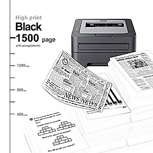 VIT 1 Pack TN420 TN-420 Black Compatible Toner Cartridge Replacement for Brother DCP 7065D 7060D Intellifax 2840 2940 MFC 7240 7365DN 7360N 7460DN 7860DW HL 2130 2220 2230 2240 2132 2240D Printer