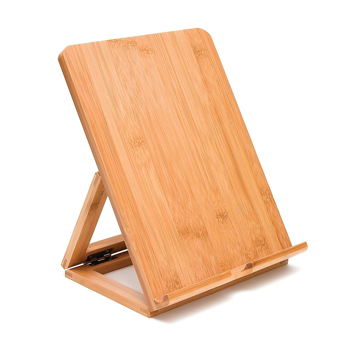 Lipper International 1886 Bamboo Wood Folding Stand for iPad, Samsung, Nexus, Nintendo Switch, and Other Tablets