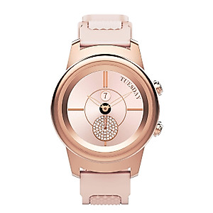 3Plus Callie Hybrid SmartWatch for Women, 30+ Day Battery | Heart Rate Monitor, Pedometer, TFT Vibrant Display, Sleep Tracker, Calorie/Step Counter, Music Controls, for iPhone and Android | Rose Gold, One Size