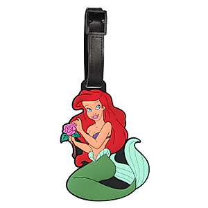 Luggage Tag for Suitcases Bag Baggage Travel Tags Identifiers Cute Cartoon Character Funny Unique Large Silicone Name Luggage ID Tags for Kids Women Girls Men XLP-0611-9