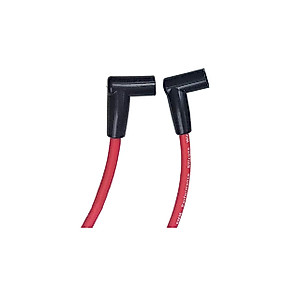 A-Team Performance - 8.0 mm Red Silicone Spark Plug Straight Boot 6 Wires, - Coil-in-Cap HEI Design System - Compatible With AMC/JEEP 199, 232, 252, 258, 282