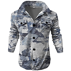 Windbreaker Men Thermal Jacket for Men Hood Pink Sweatshirt Black Sweater Men Trench Coat Men Mens Cordury Blazer and Shirts Burgundy Suit Fall Jacket Parka Jacket(Silver,3X-Large)