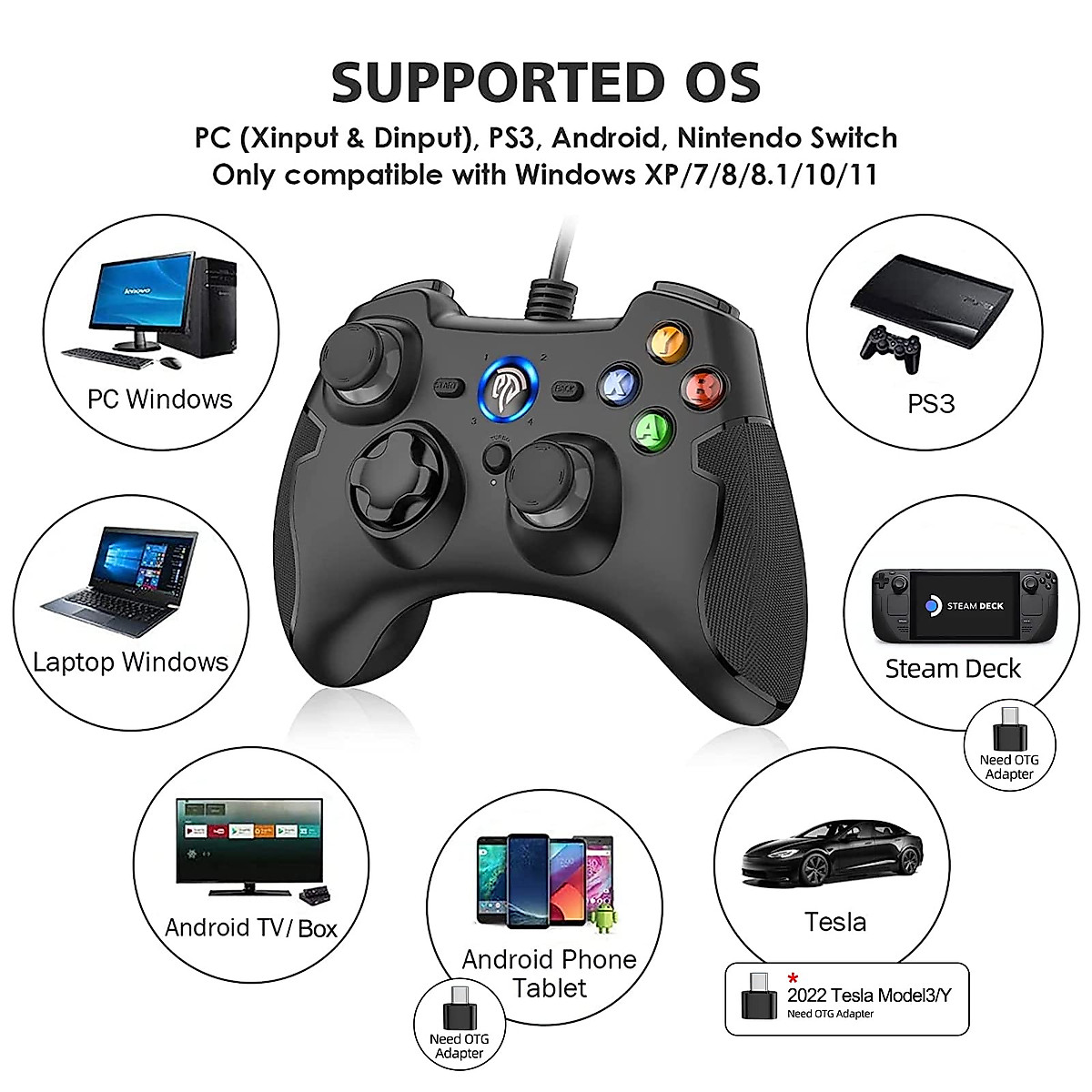 EasySMX Saving Kits- Wired Controller and Wireless Controller