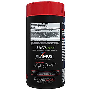 Insane Labz 28 Days Later Men’s Test Booster, Increase Stamina, Endurance, Strength and Lean Muscle Mass, 30 srvgs, 90 Capsules