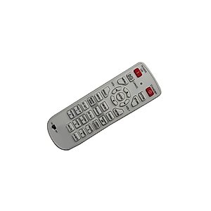 HCDZ Replacement Remote Control for Panasonic N2QAYA000036 PT-EX12 PT-EX12K PT-EX12KE PT-EX16K PT-EX12KU PT-EX16KU XGA Large Venue 3LCD Projector