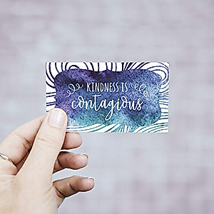 Inspirational Quote Cards/Business Card Size / 50 Positivity Cards / 25 Uplifting Designs