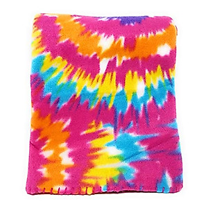 Tie-Dye Fleece Throw Blanket 50in X 60in by Mainstays