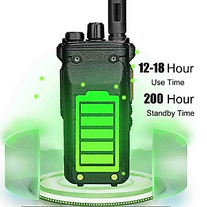 Retevis RT86 Two Way Radios Long Range,High Power Walkie Talkies with 2600mAh Rechargeable,Remote Alarm,Flashlight, Handheld 2 Way Radio for Off-Roading Overland Farm Hunting(2 Pack)