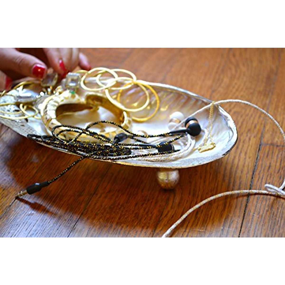 Tweedz Black & Gold Earbuds with Microphone and Controls - Durable, Tangle-Free, Travel Headphones with Long, Braided Fabric Wrapped Cords and Noise Isolating Ear Buds