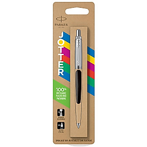 Parker Jotter Originals Gel Pen |'90s Retro Black Finish | Medium Point (0.7 mm) | Black Ink | 1 Count